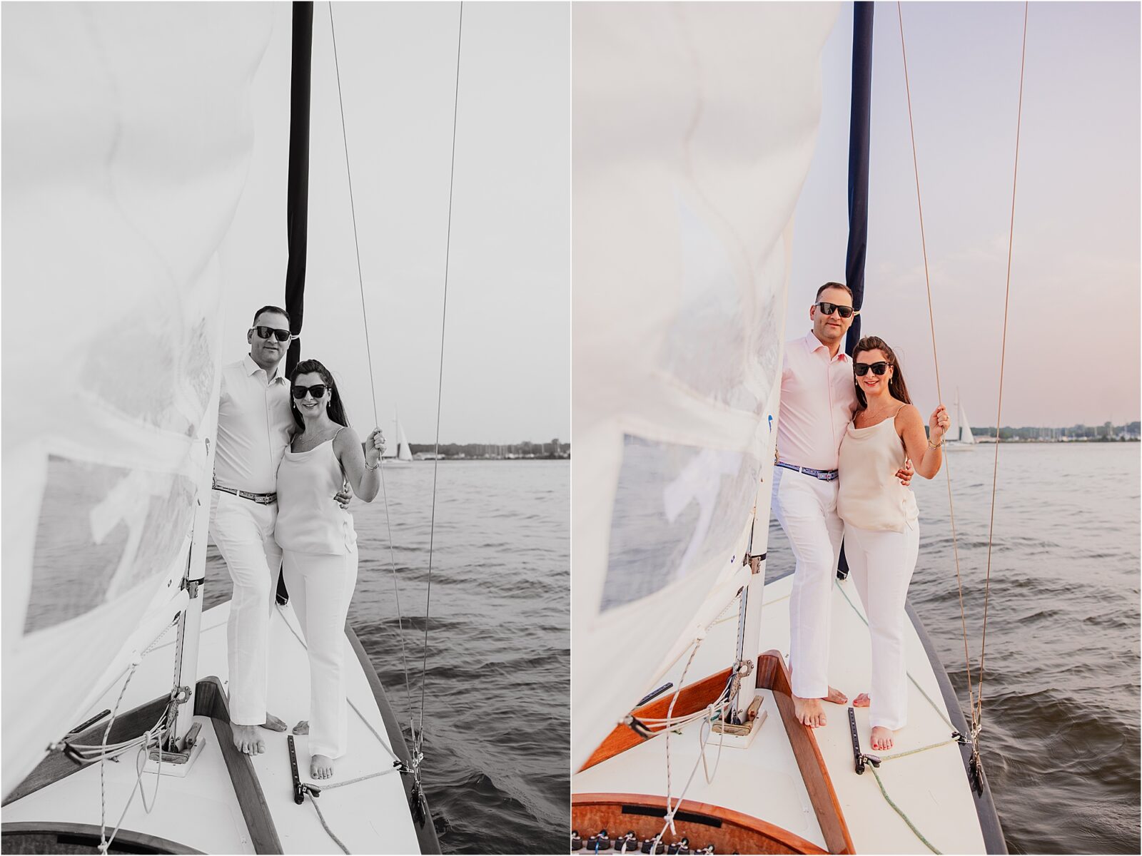 Sailboat Engagement Session - peachphotographynj.com