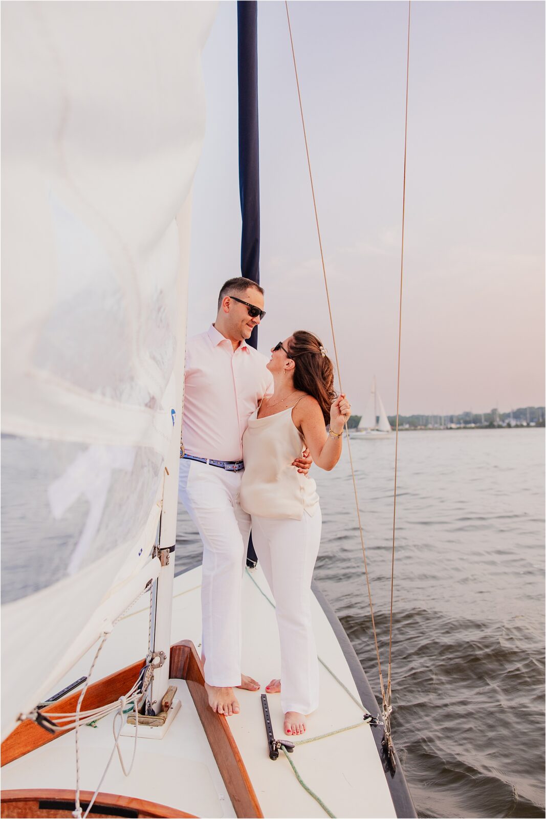 Sailboat Engagement Session - peachphotographynj.com