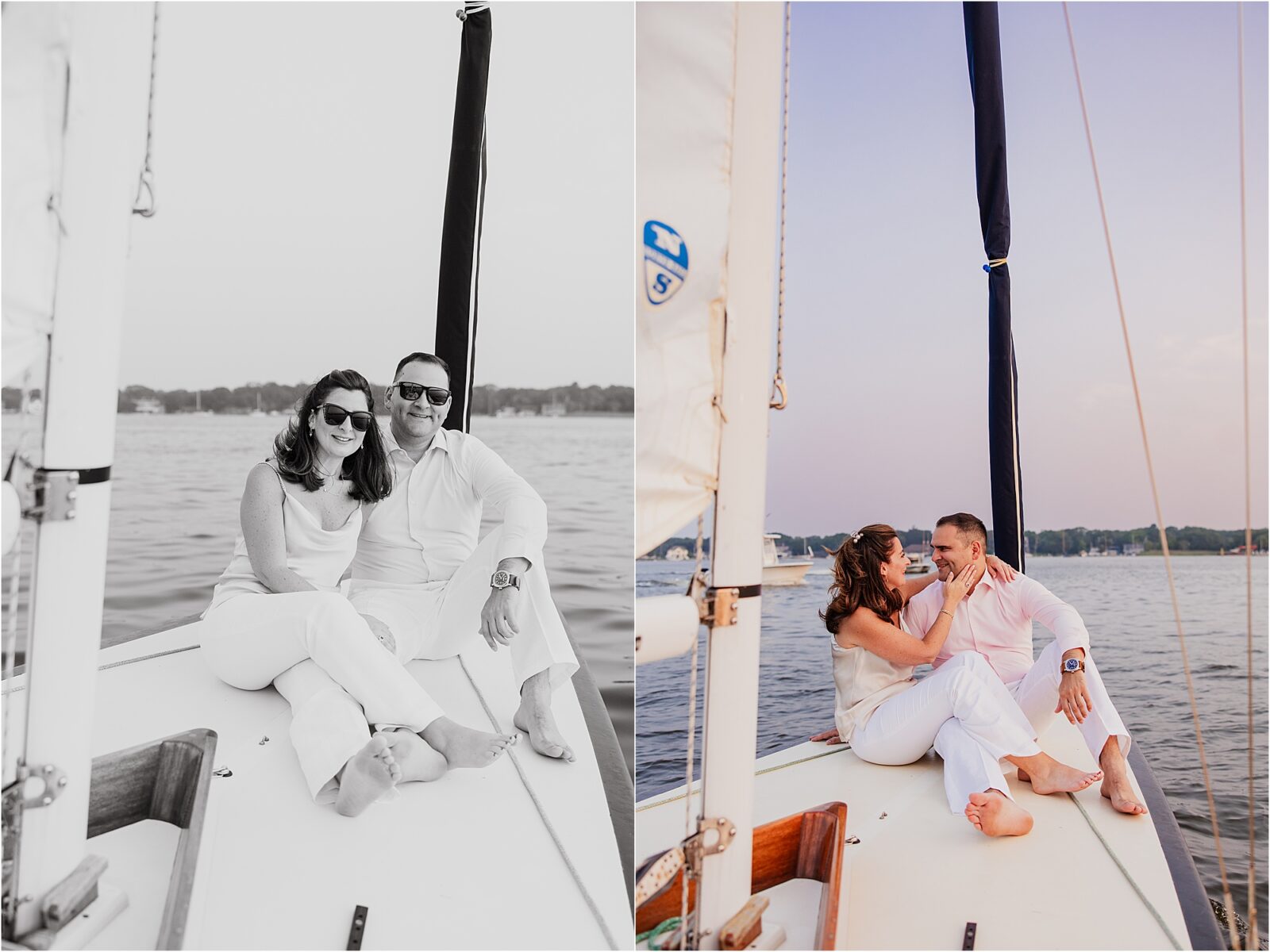 Sailboat Engagement Session - peachphotographynj.com