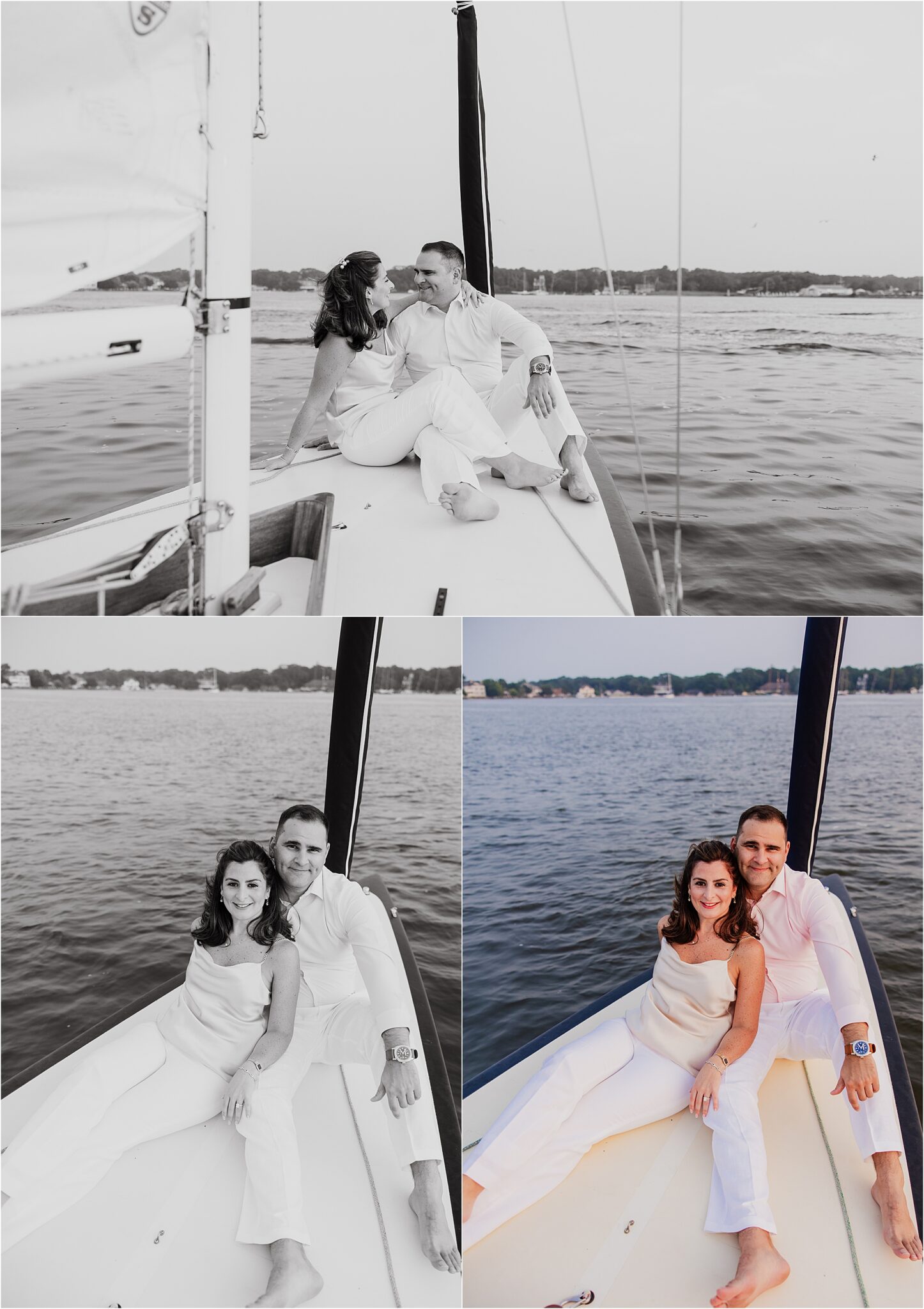 Sailboat Engagement Session - peachphotographynj.com