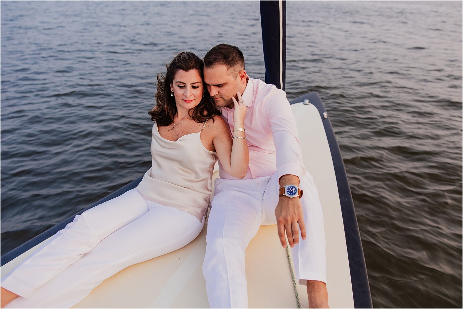 Sailboat Engagement Session - peachphotographynj.com