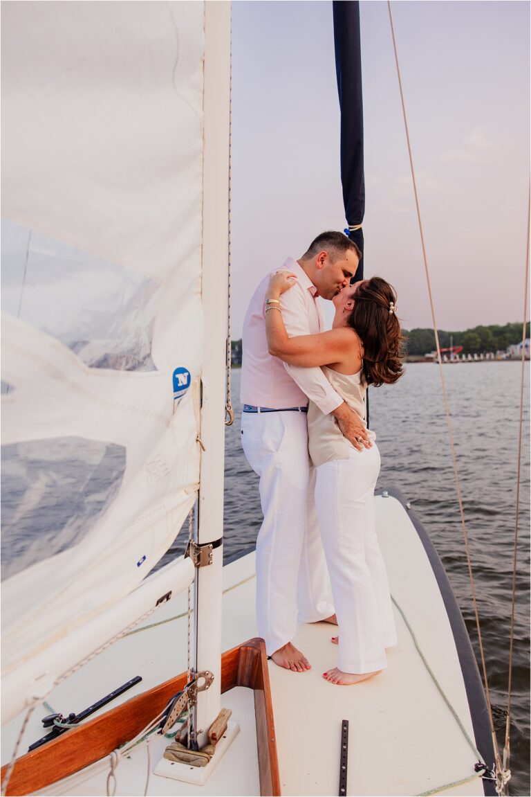 Sailboat Engagement Session - peachphotographynj.com