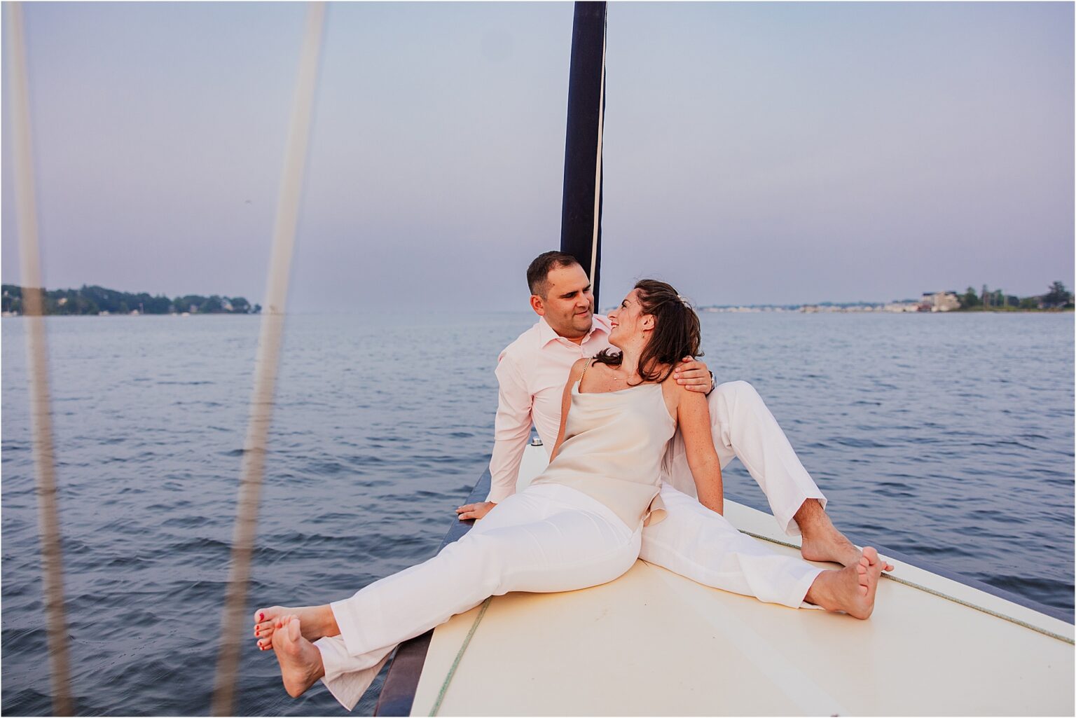 Sailboat Engagement Session - peachphotographynj.com