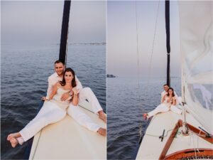 Sailboat Engagement Session - peachphotographynj.com
