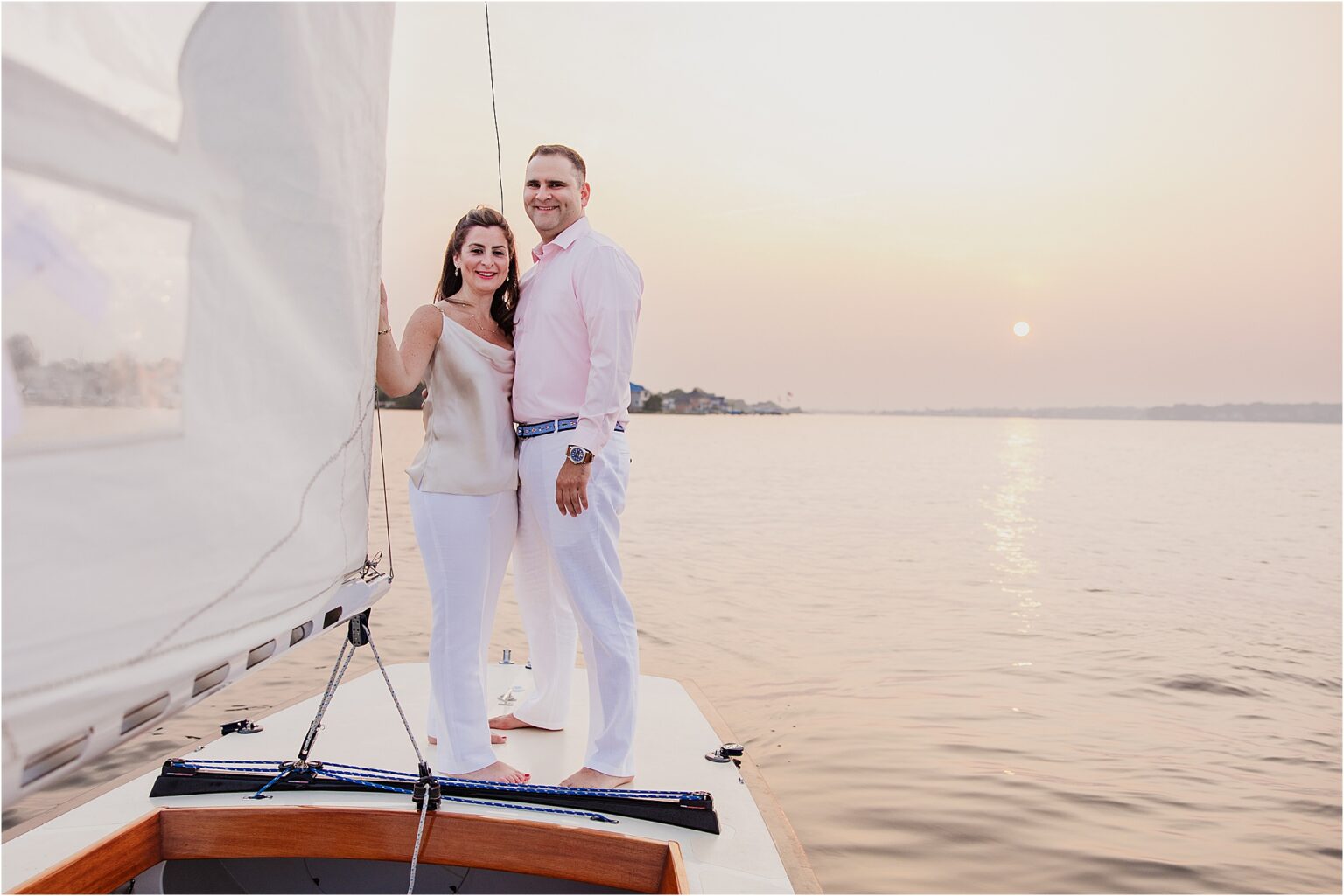 Sailboat Engagement Session - peachphotographynj.com