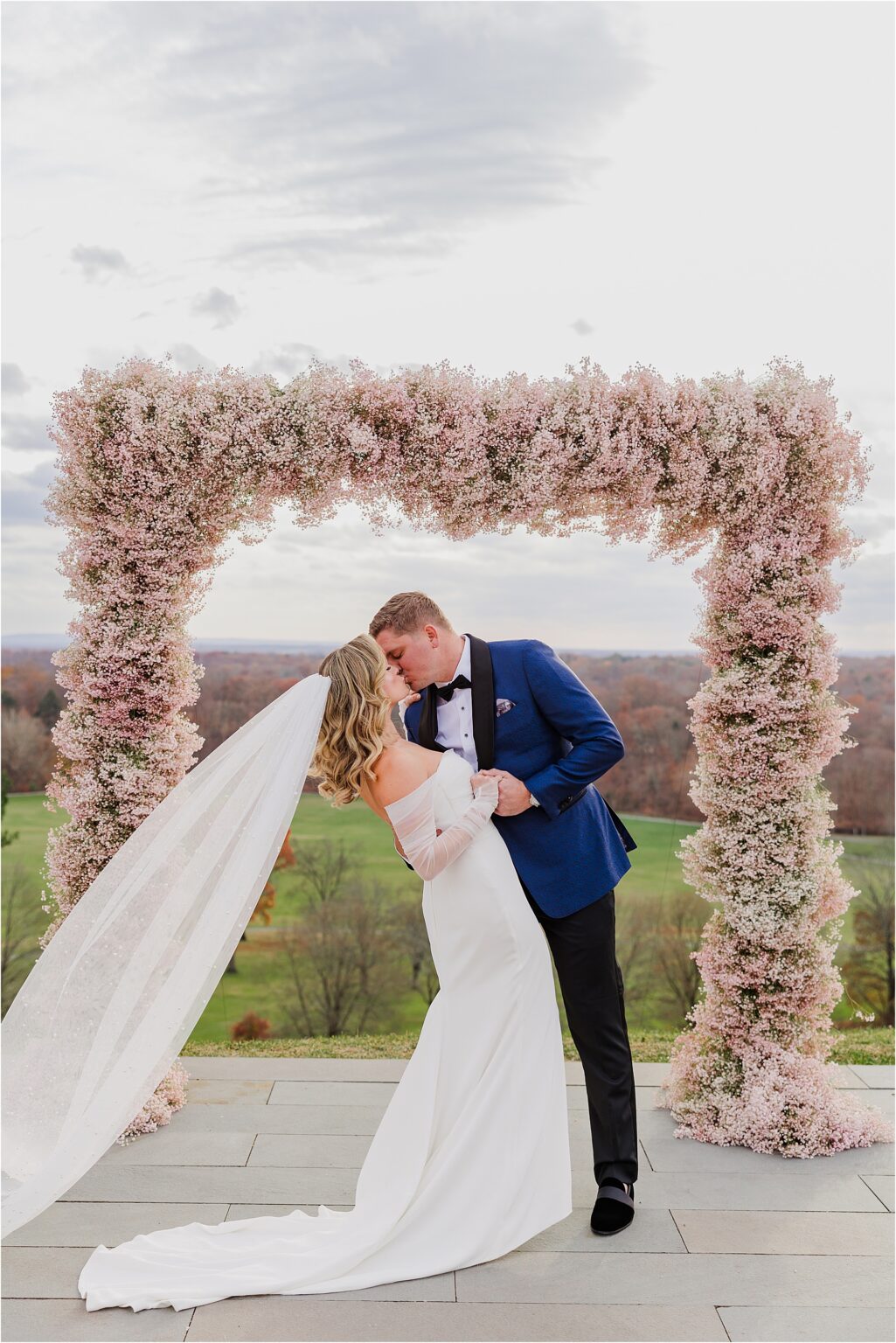 Mansion at Natirar Winter Wedding - peachphotographynj.com